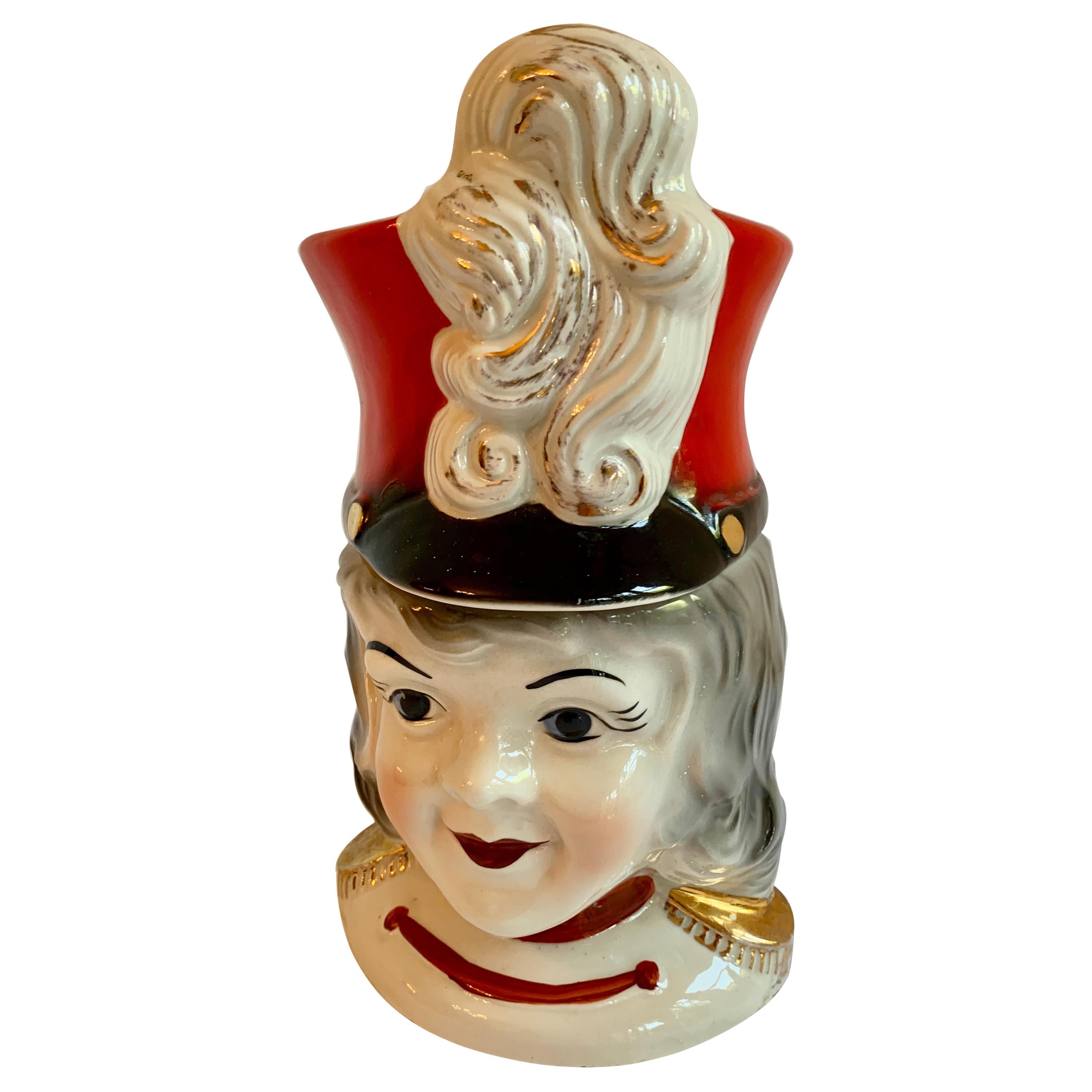 Majorette Cookie Jar at 1stDibs