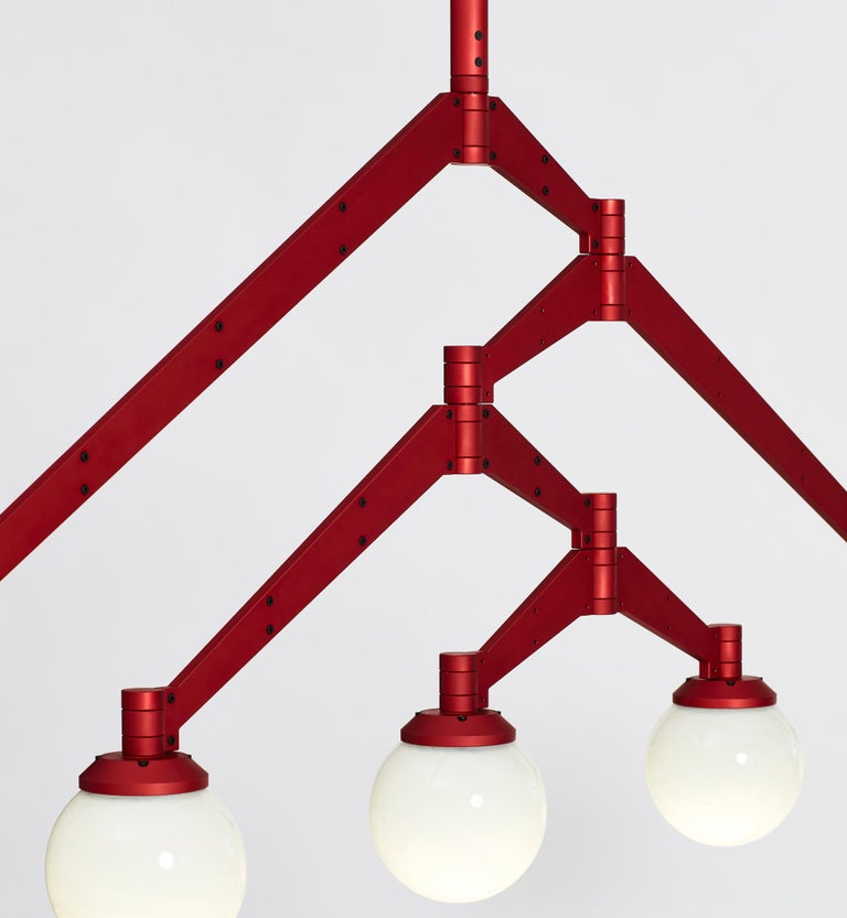 MAK, Orrery I, Steel and Glass Light at 1stDibs | orrery chandelier
