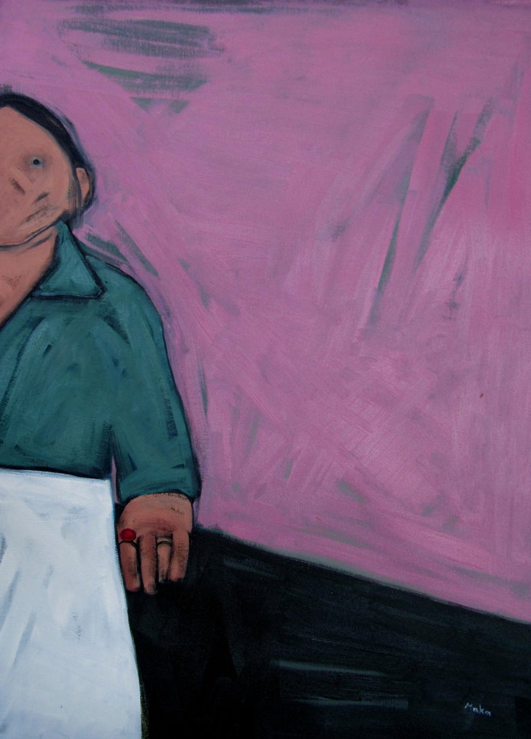 Maka Batiashvili - Wall, Painting, Oil on Canvas For Sale at 1stDibs