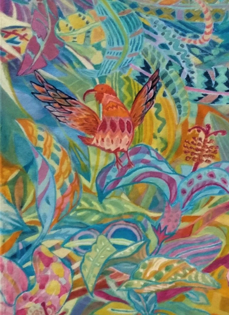 Maki Kuchida - "Into the Current Colours"Japanese figurative painting ...