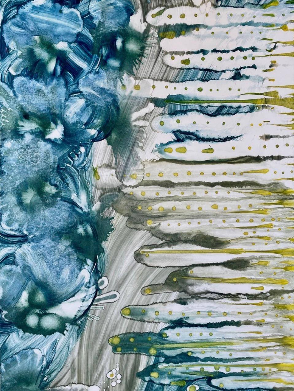 Liu Jian - Abstract Monoprint by Liu Jian For Sale at 1stDibs