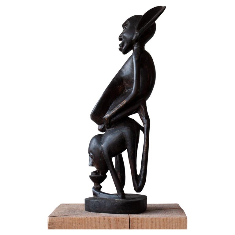 Makonde Carved Figure For Sale at 1stDibs
