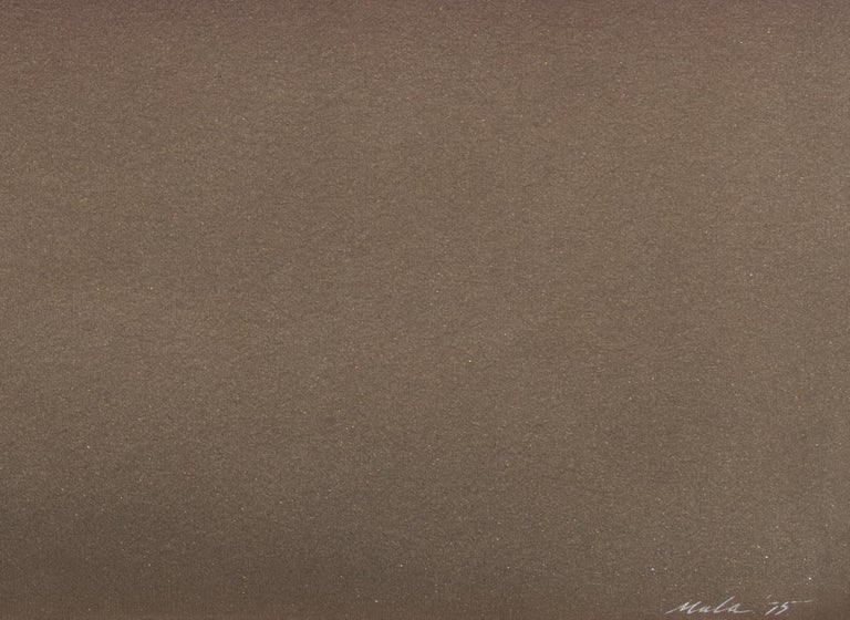 Mala Breuer - 1975 (raw umber, phthalo blue, yellow umber) For Sale at ...