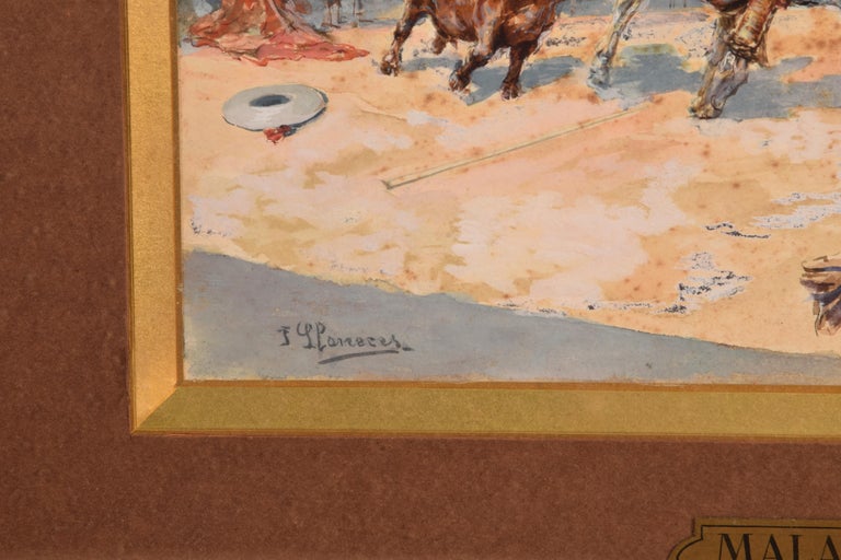 Mala Faena. Watercolor. Signed in the lower left corner. LLANECES, For ...