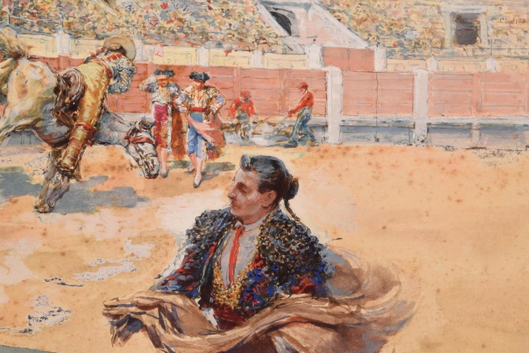 Mala Faena. Watercolor. Signed in the lower left corner. LLANECES, For ...