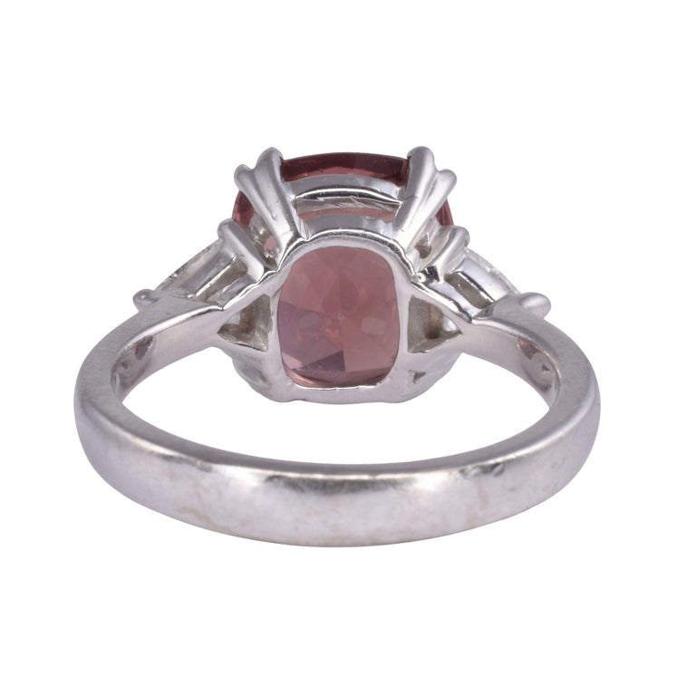 Malaya Garnet White Gold Ring For Sale at 1stDibs