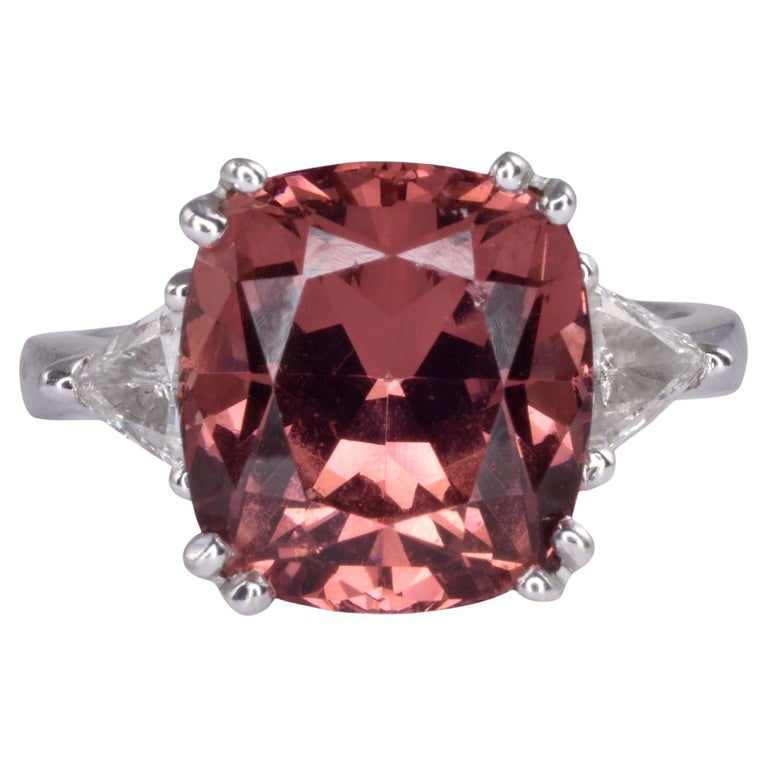 Malaya Garnet White Gold Ring For Sale at 1stDibs
