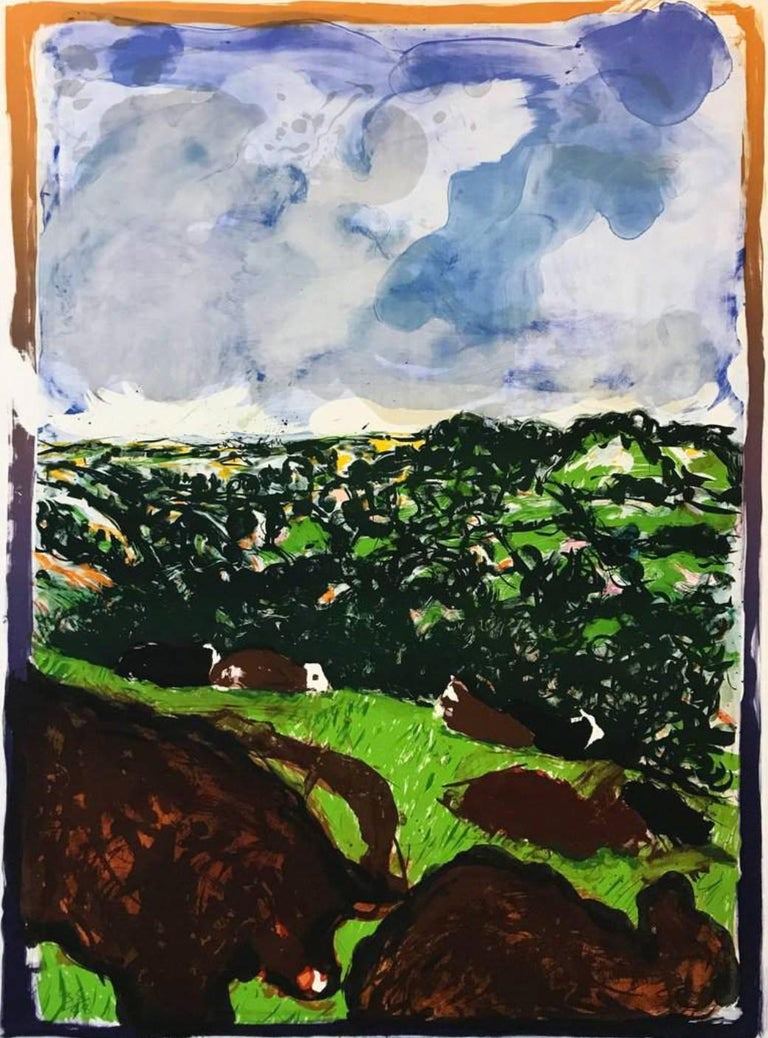 Malcolm Morley - Devonshire Bullocks For Sale at 1stDibs