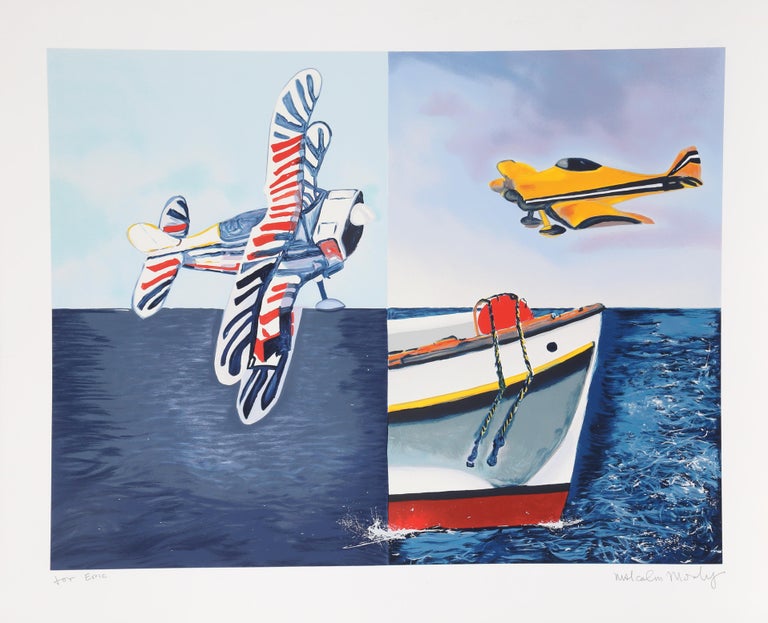 Malcolm Morley - Quartet, Pop Art Silkscreen by Malcolm Morley For Sale ...