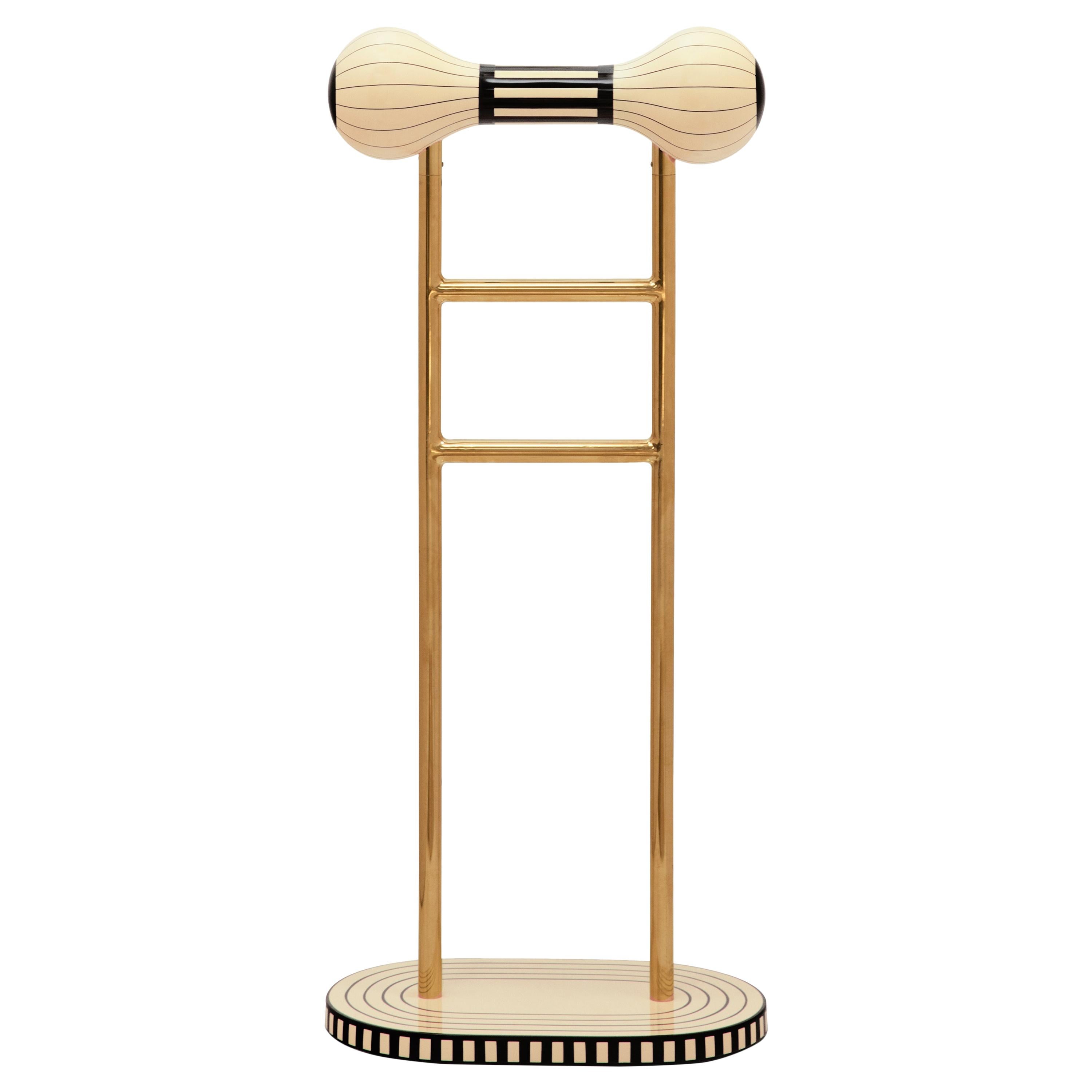 Forest Coat Hanger in Brass by Marcantonio For Sale at 1stDibs