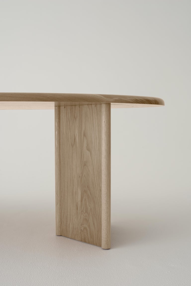 Malibu Dining Table by Daniel Boddam, Limed Oak For Sale at 1stDibs