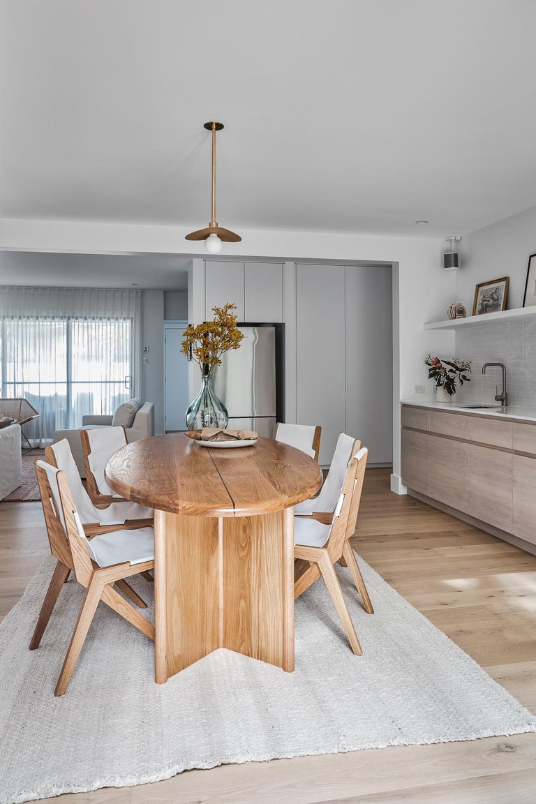 Malibu Dining Table by Daniel Boddam, Limed Oak For Sale at 1stDibs