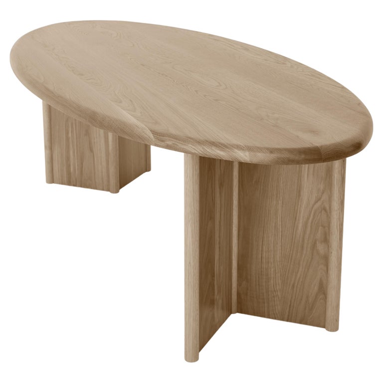 Malibu Dining Table by Daniel Boddam, Limed Oak For Sale at 1stDibs