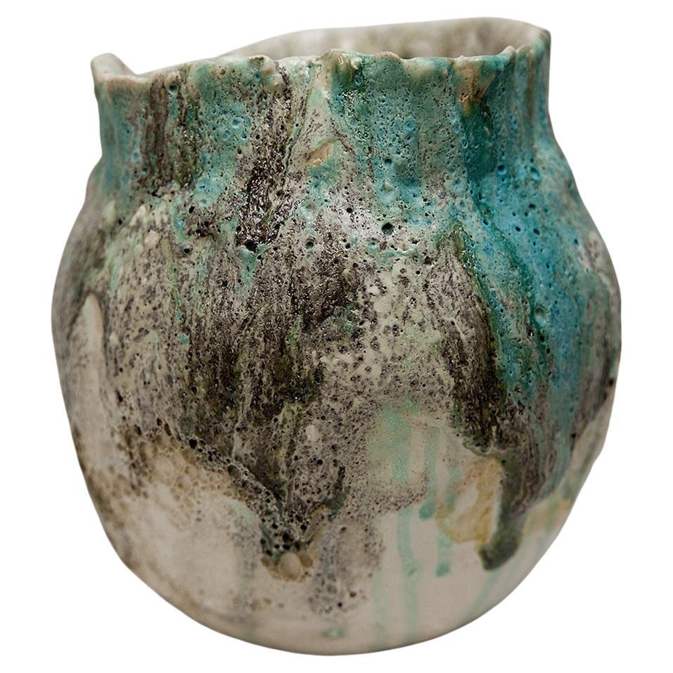 Laura Donefer Witch Pot Series Contemporary Modernist Blown Glass Vase ...