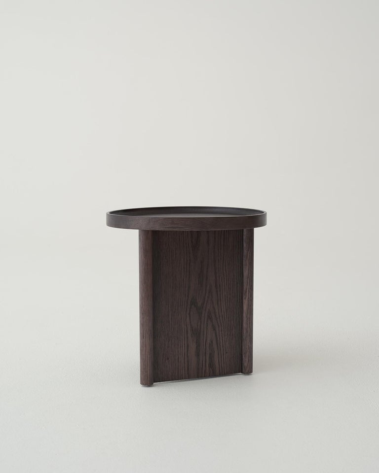 Malibu Side Table by Daniel Boddam, Smoked or Stained Oak For Sale at ...