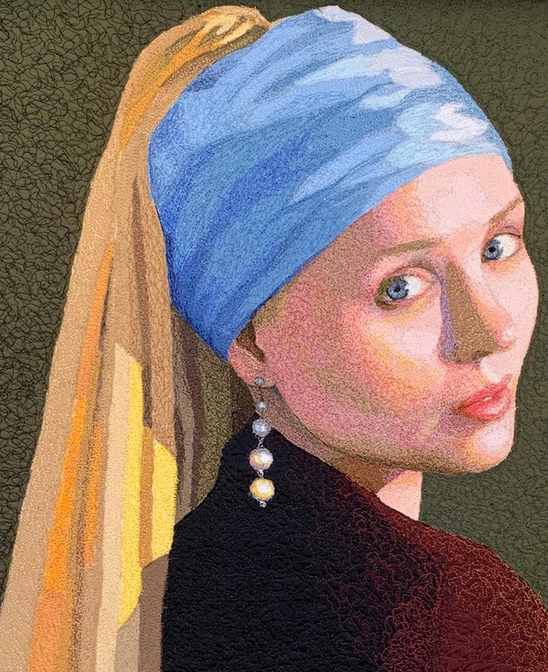 Malin Lager - "Emilie" thread on canvas by Malin Lager For Sale at ...