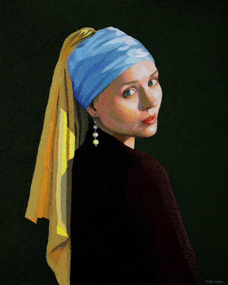 Malin Lager - "Emilie" thread on canvas by Malin Lager For Sale at ...