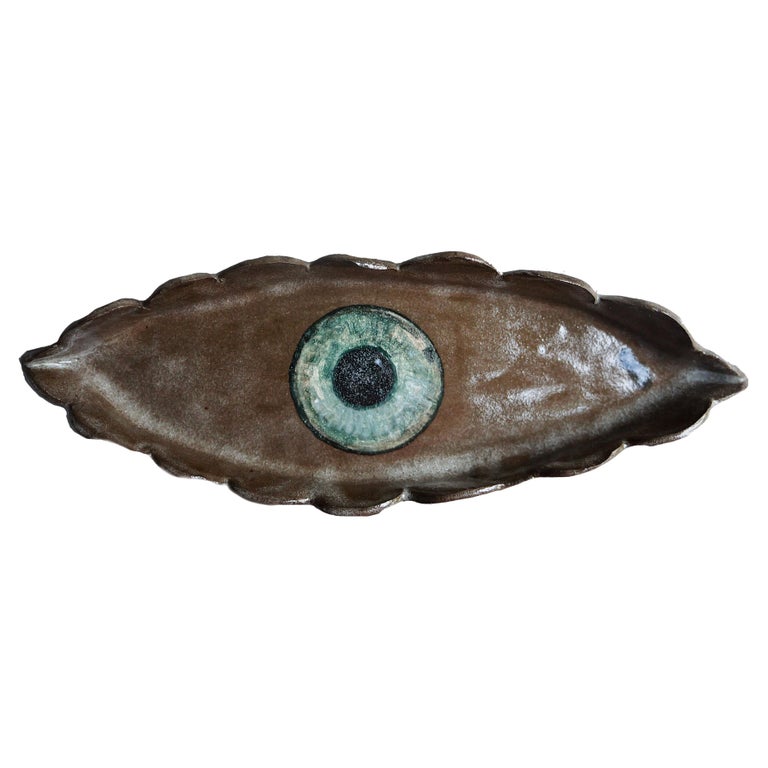 Set of 3 - one of a kind ‘Malocchio' Evil-Eye Catch-Alls by Stephanie Perry For Sale at 1stDibs