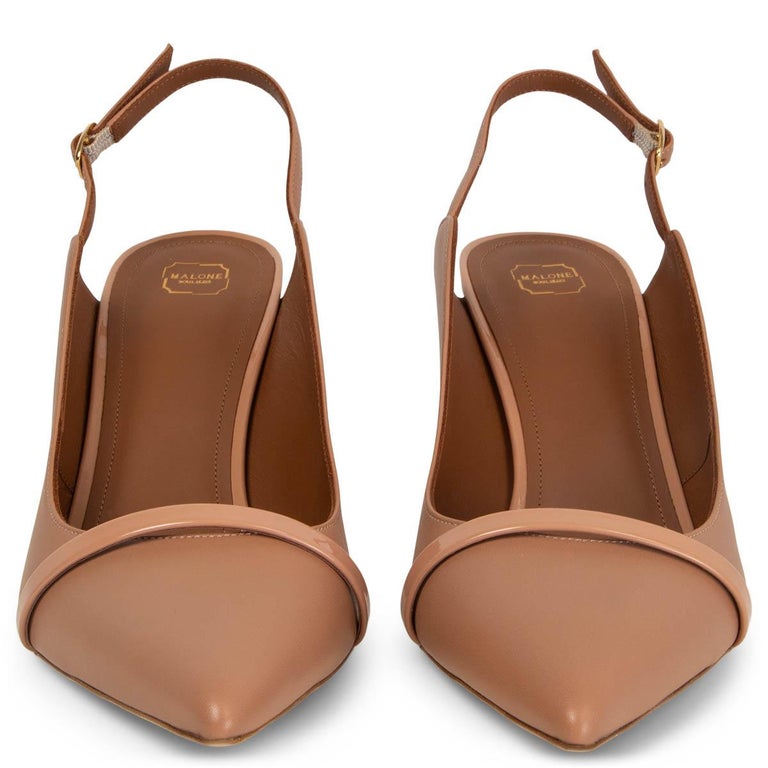 MALONE SOULIERS nude leather MARION 85 Pumps Shoes 42 For Sale at ...