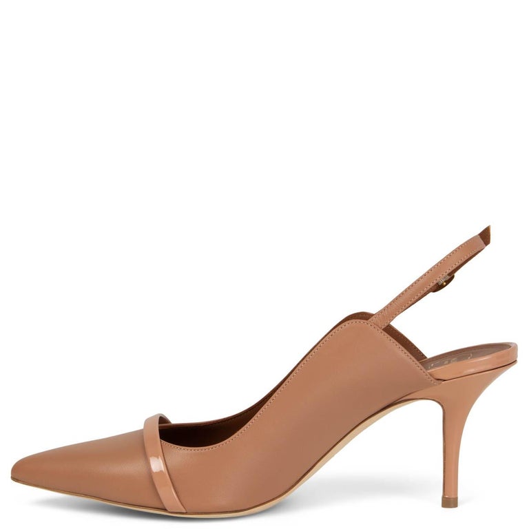 MALONE SOULIERS nude leather MARION 85 Pumps Shoes 42 For Sale at ...