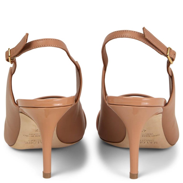 MALONE SOULIERS nude leather MARION 85 Pumps Shoes 42 For Sale at ...