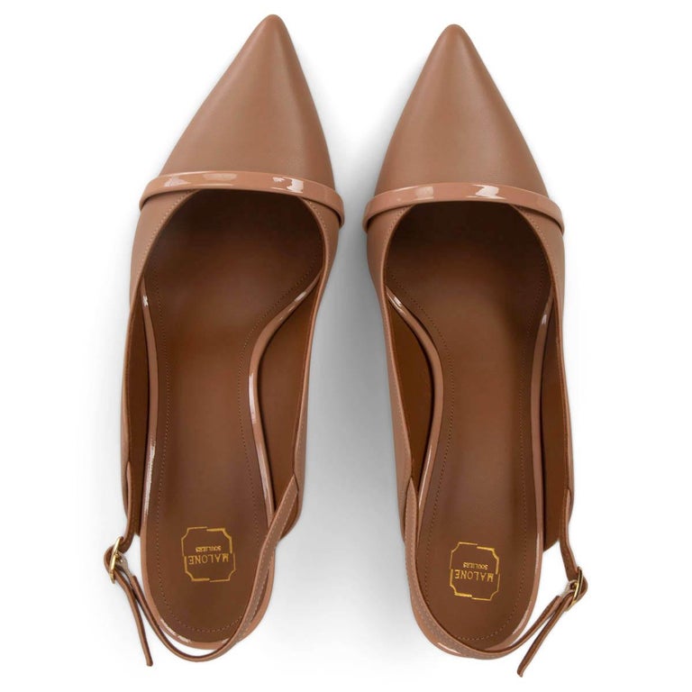 MALONE SOULIERS nude leather MARION 85 Pumps Shoes 42 For Sale at ...