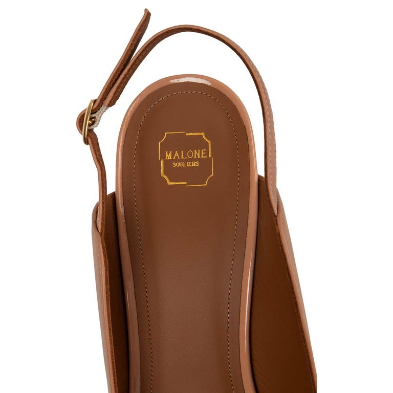 MALONE SOULIERS nude leather MARION 85 Pumps Shoes 42 For Sale at ...