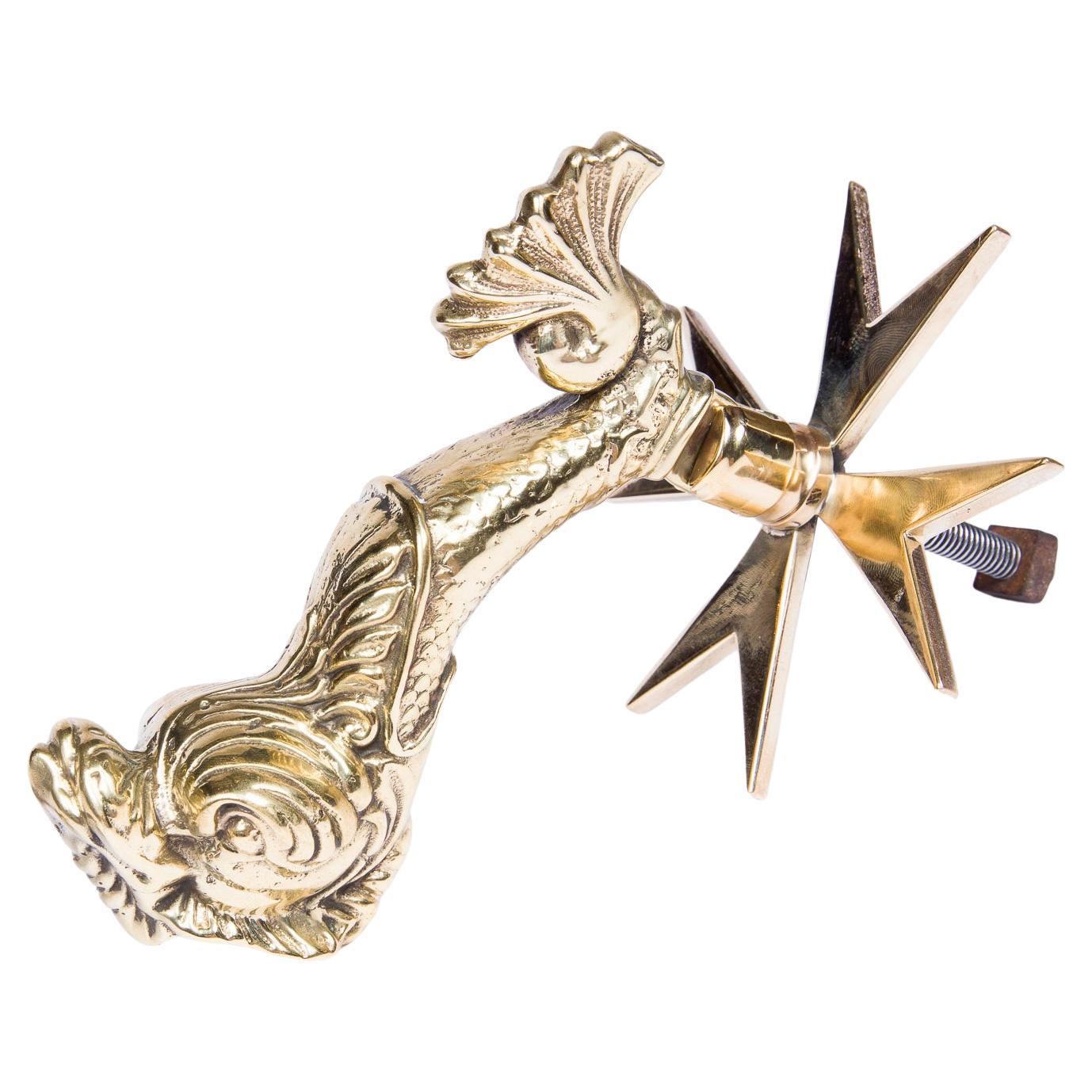 Victorian Black Porcelain and Brass Door Bell Pull For Sale at 1stDibs ...