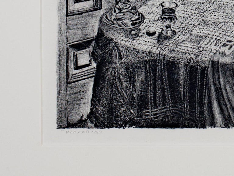 Malvin Marr Albright - "Victoria" original lithograph signed by Malvin ...