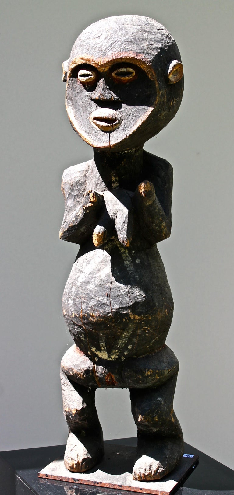 Mambila Large Female Figure African Sculpture For Sale at 1stDibs