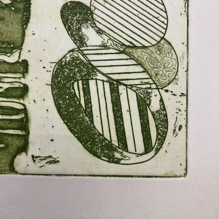 Mamie Troxell Organic Modern Abstract Artwork on Paper 1970s Signed For ...
