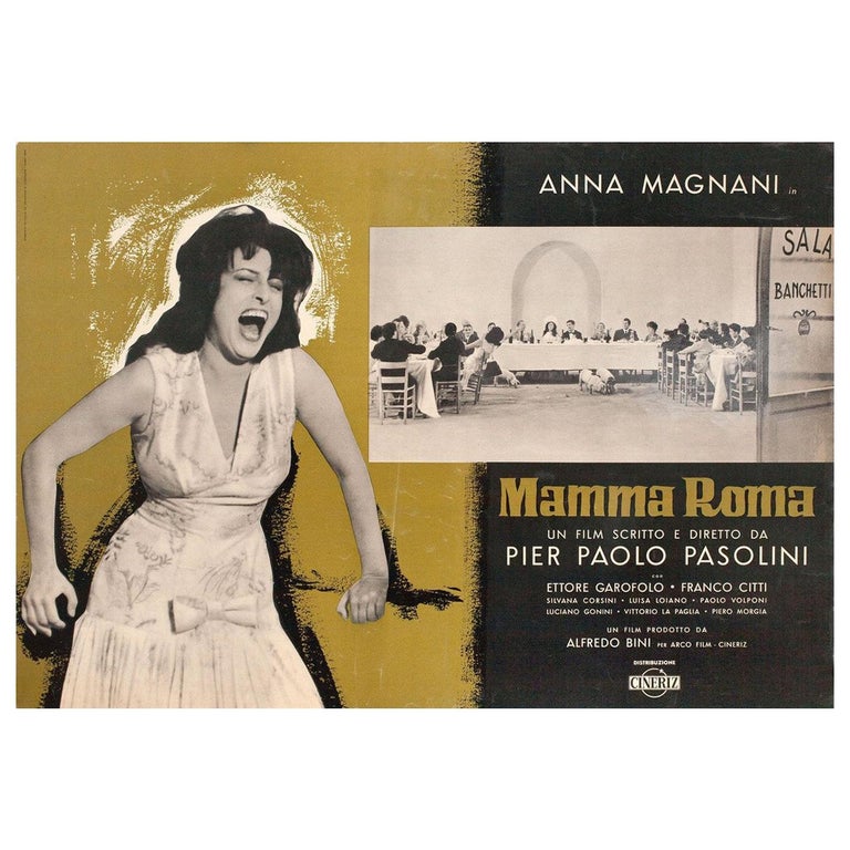 Mamma Roma 1962 Italian Fotobusta Film Poster For Sale at 1stDibs