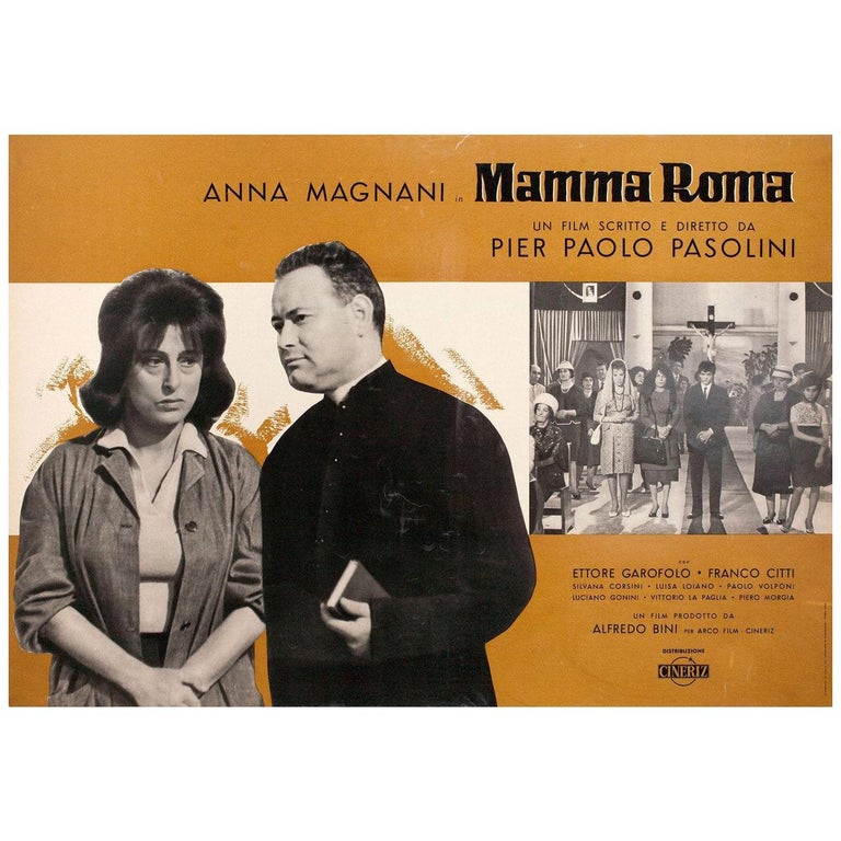 Mamma Roma 1962 Italian Fotobusta Film Poster For Sale at 1stDibs