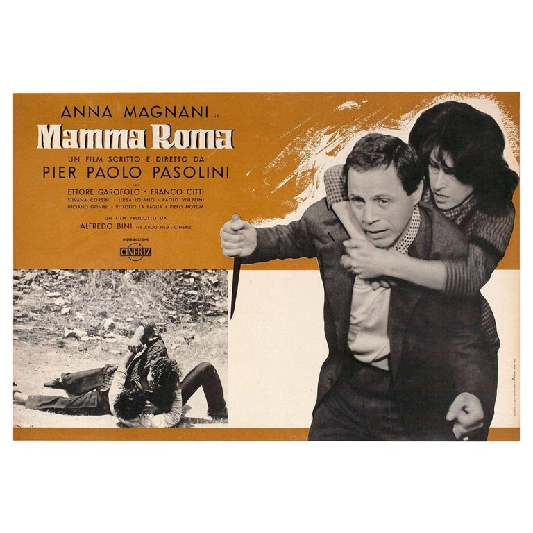 'Mamma Roma' 1962 Italian Fotobusta Film Poster For Sale at 1stDibs