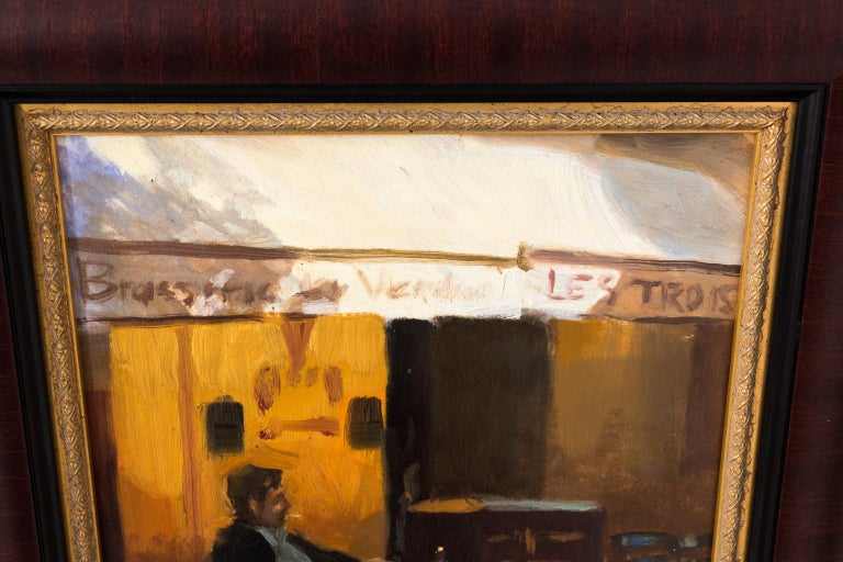 "Man at a Cafe" by Artist Paul Oxborough For Sale at 1stDibs ...