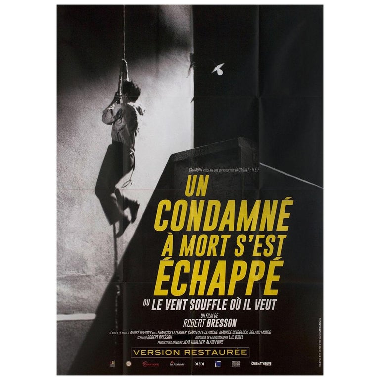 Man Escaped R2010s French Grande Film Poster For Sale at 1stDibs