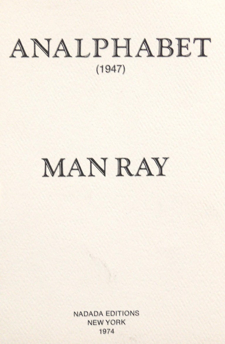 Man Ray Alphabet Prints Set of 26 For Sale at 1stDibs