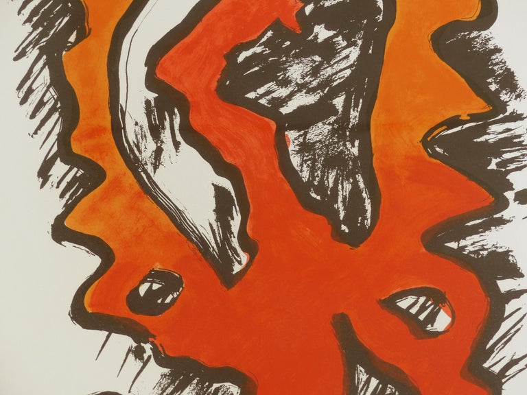 Man Ray Original Signed Color Lithograph "The Flame" Signed Artist's ...