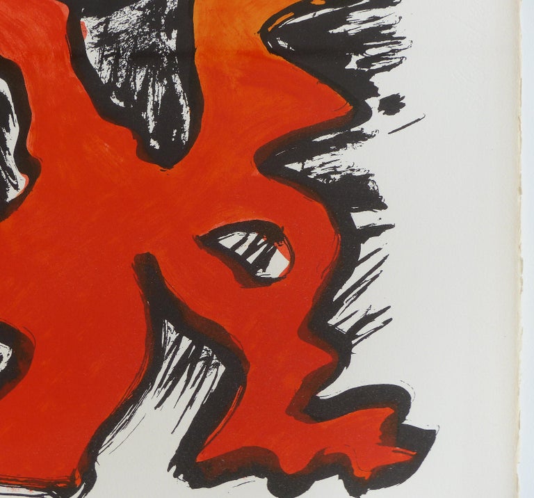 Man Ray Original Signed Color Lithograph "The Flame" Signed Artist's ...