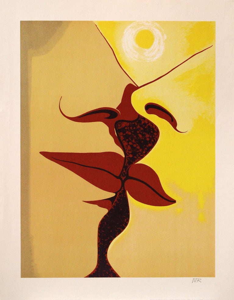 Man Ray - "Deux Faces" Lithographed 1970, Nouvelles Images. Printed in ...