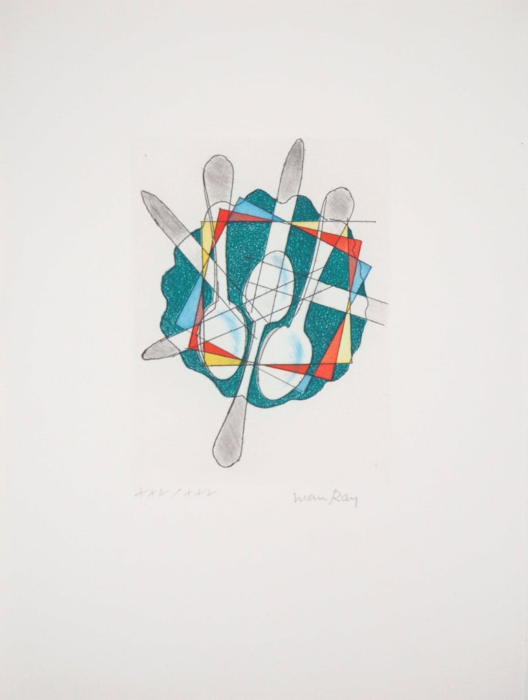 Man Ray - Overlay of Spoons - Original handsigned etching For Sale at ...