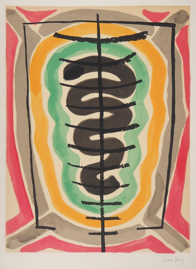 Man Ray - Surrealist Composition - Handsigned Original Lithograph For ...