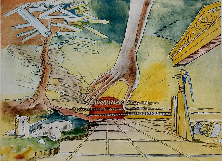 Man Ray - The Adventure - Aquatint in Colours - Surrealism For Sale at ...