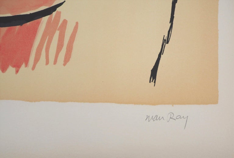 Man Ray - Woman Bust - Handsigned Original Lithograph For Sale at 1stDibs