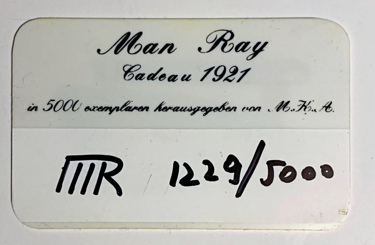Man Ray - Gift, 1921 ("Cadeau") For Sale at 1stDibs