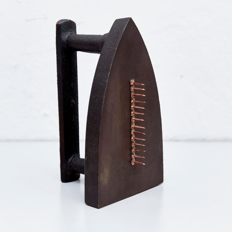 Man Ray Surrealist Sculpture Le Cadeau, 1974 For Sale at 1stDibs