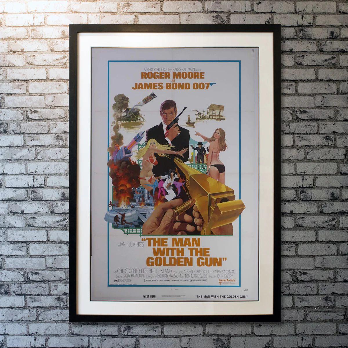 Man with The Golden Gun, Unframed Poster, 1974 For Sale at 1stDibs
