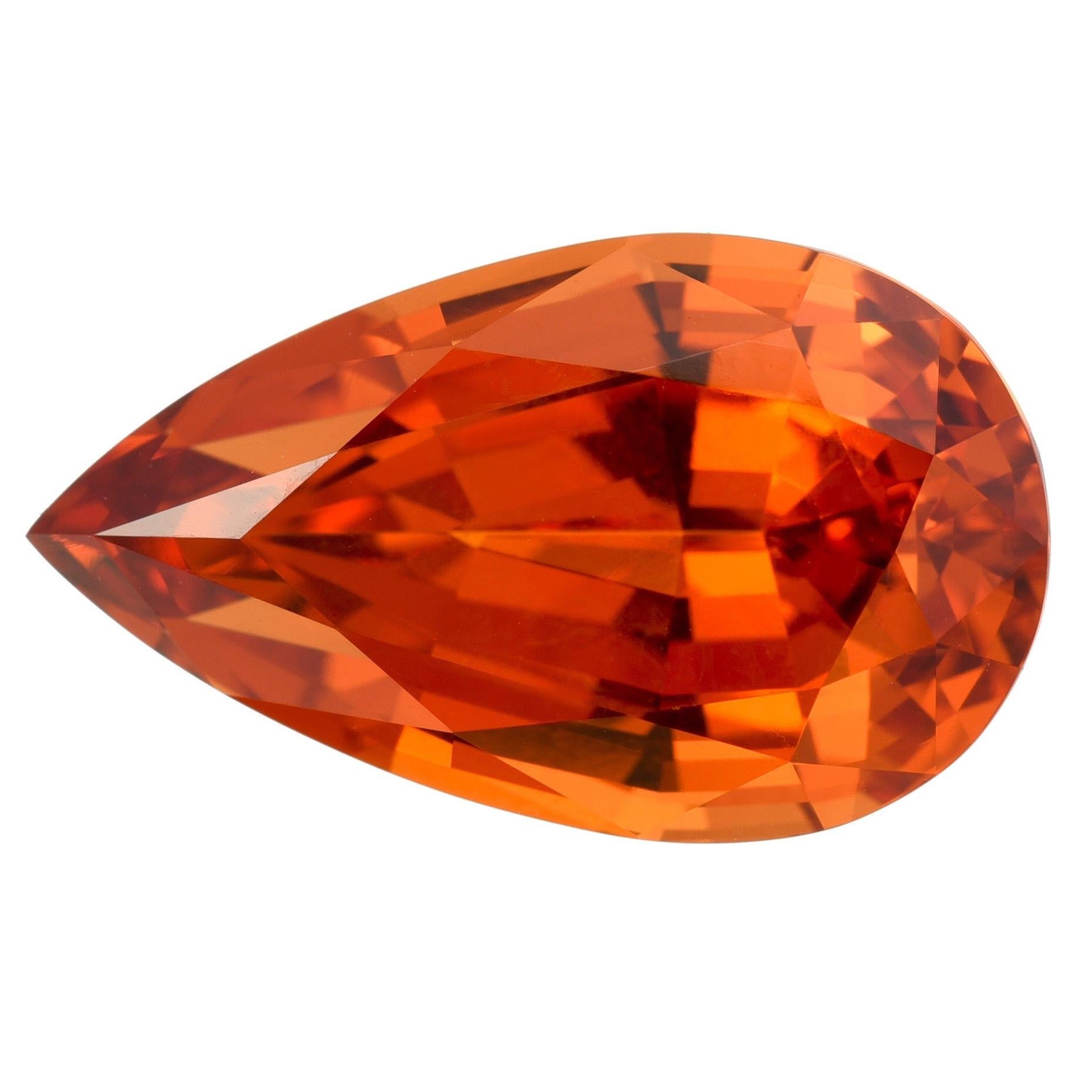 Mandarin Garnet Ring at 1stdibs