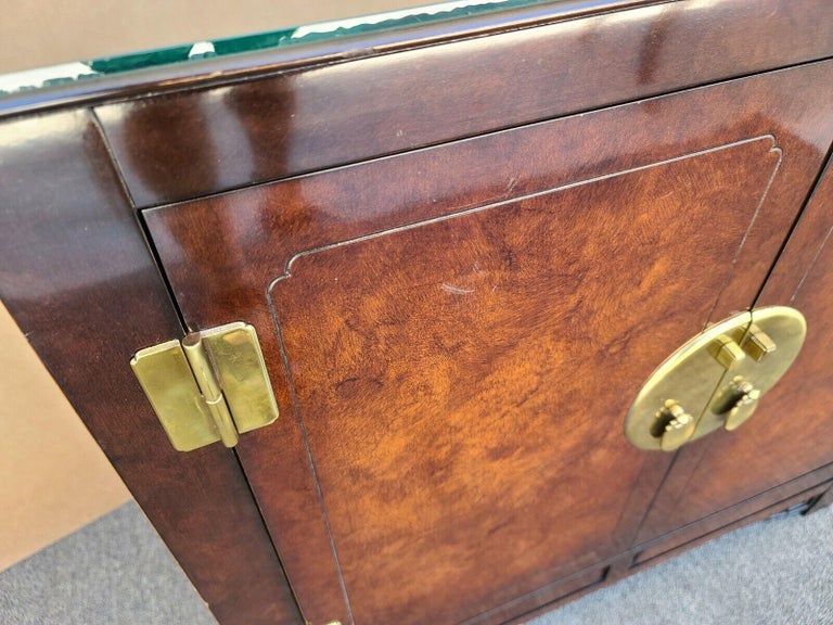 Mandarin Lacquered Asian Chinoiserie Buffet Server Dry Bar by White ...