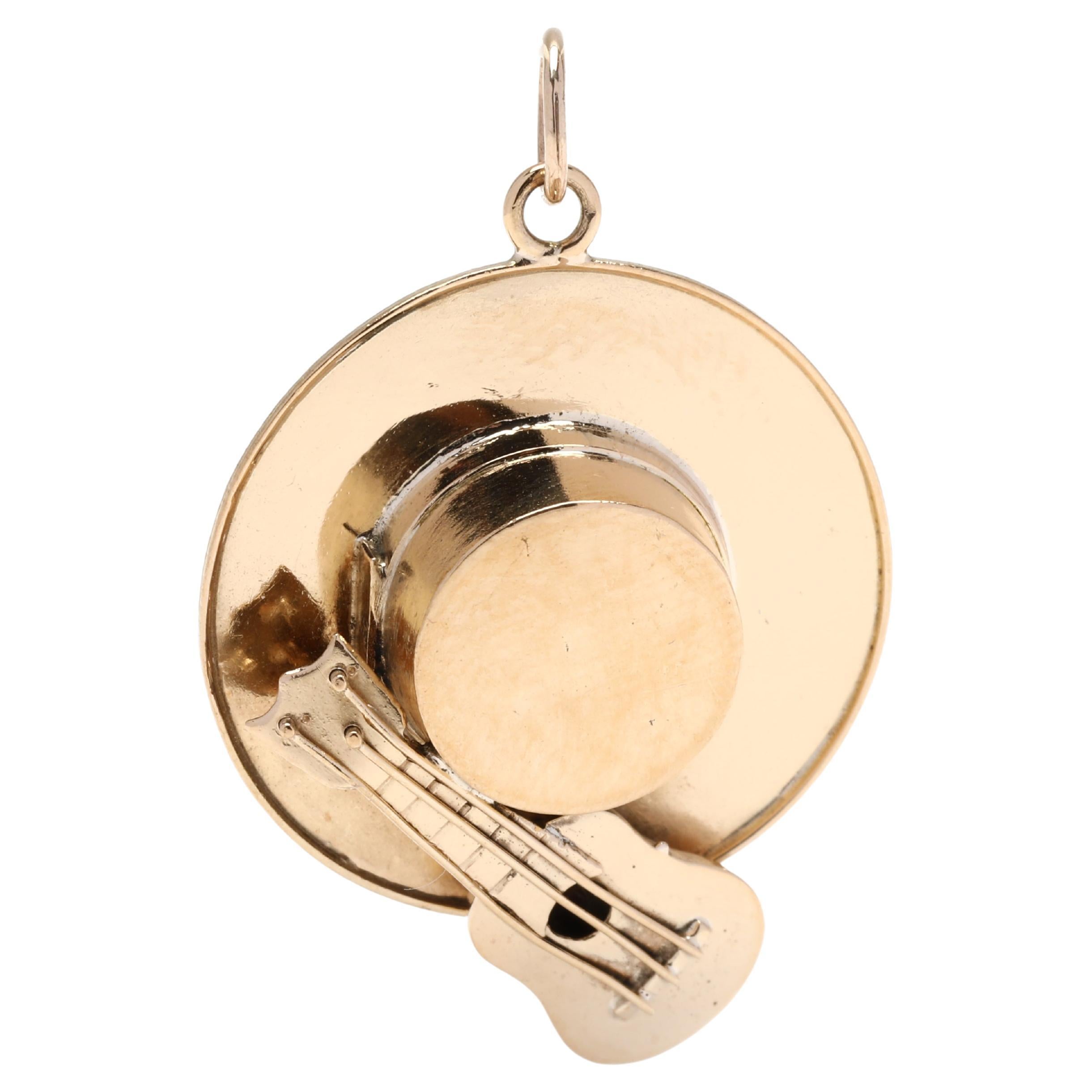 French Dropsy Madonna and Child 18k Yellow Gold Charm Pendant For Sale ...